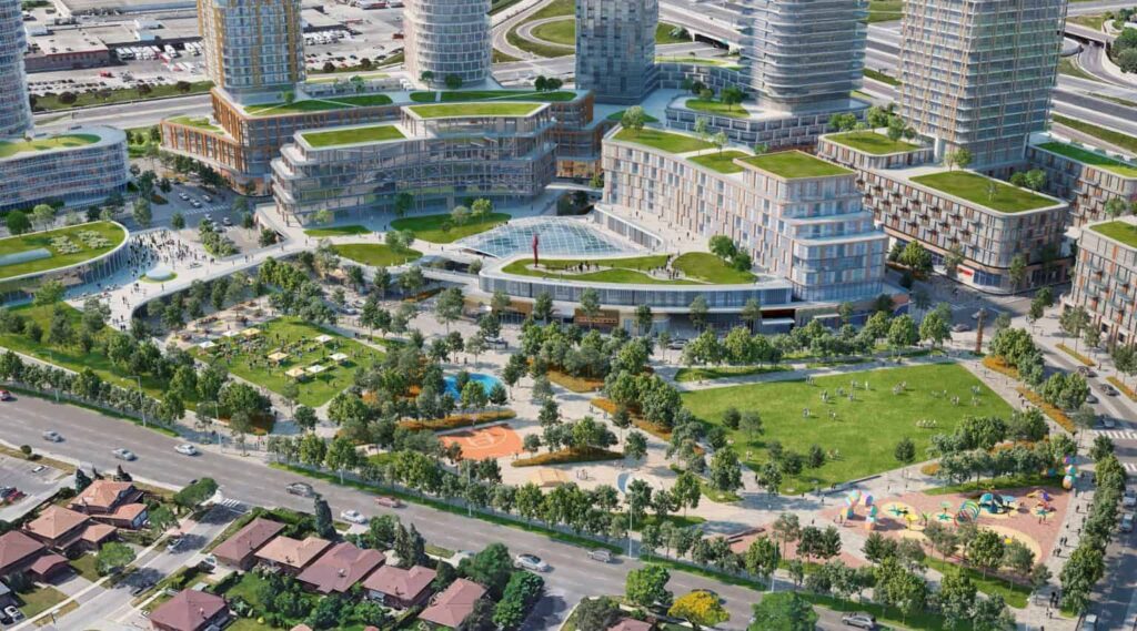 Cloverdale Mall will have 10 towers and two parks when its ...